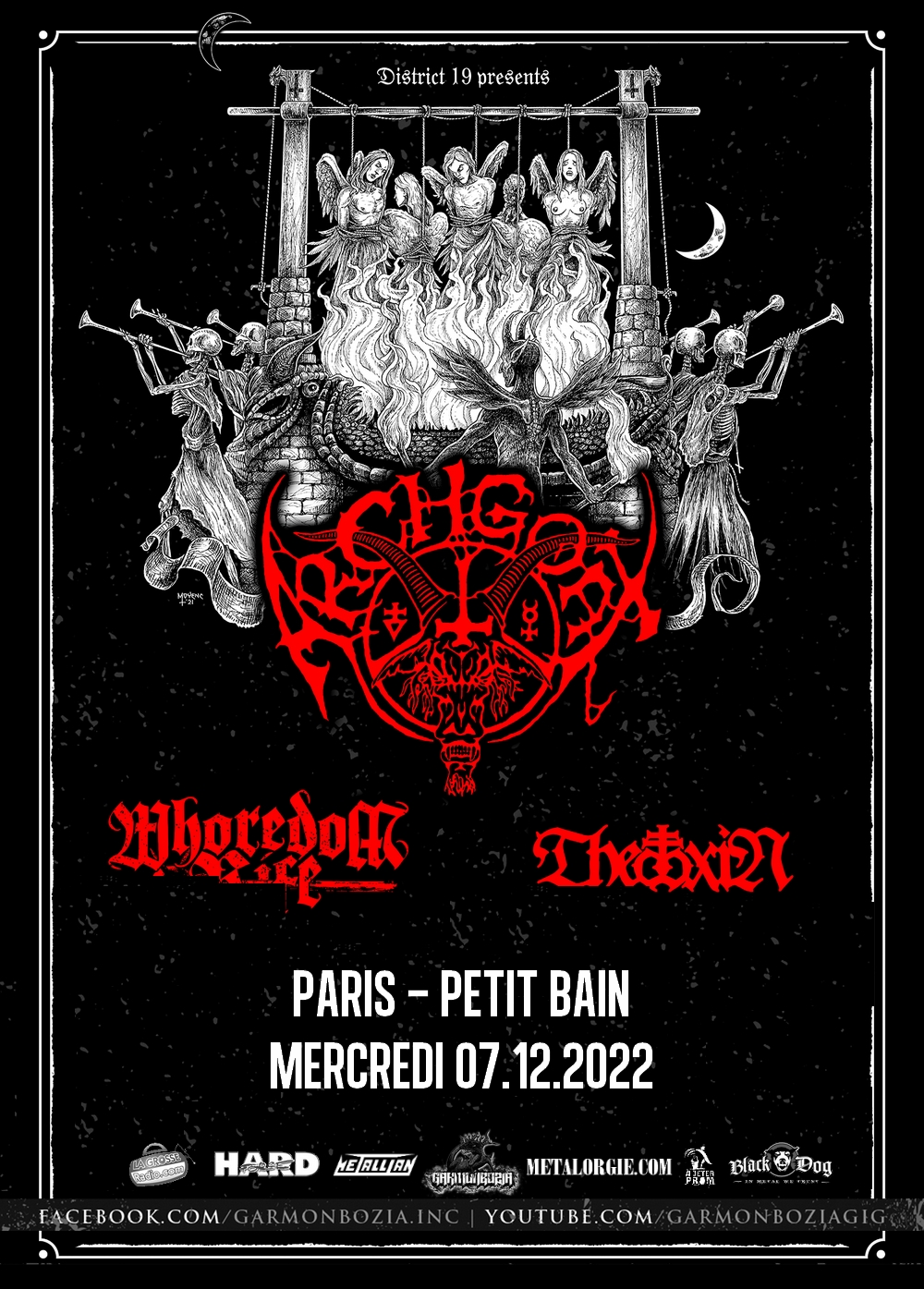 Concerts > Archgoat @ Petit Bain - Paris, France [07/12/2022]