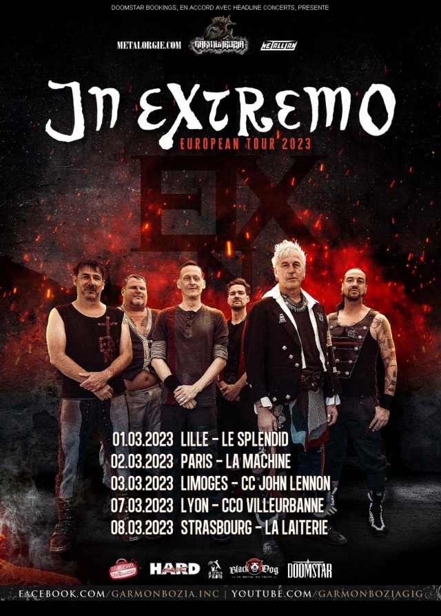 Concerts > In Extremo @ Le Splendid - Lille, France [01/03/2023]