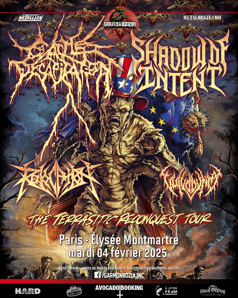 Concerts > Cattle Decapitation @ L'Elysée Montmartre - Paris, France ...
