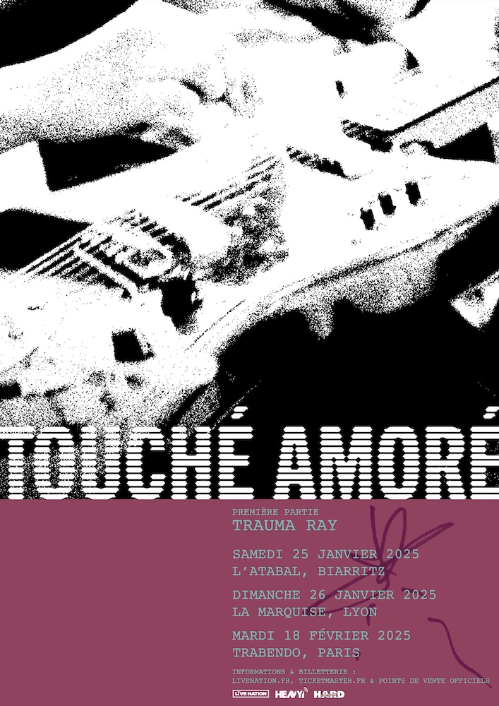 Concerts > Touché Amoré @ L'Atabal - Biarritz, France [25/01/2025]