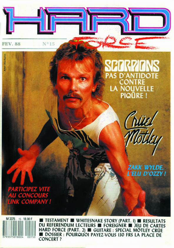 Numéros > HARD FORCE MAGAZINE n°15 S1 (févr. 1988)