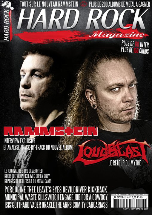 Numéros > HARD ROCK MAGAZINE n°25 (août 2009)