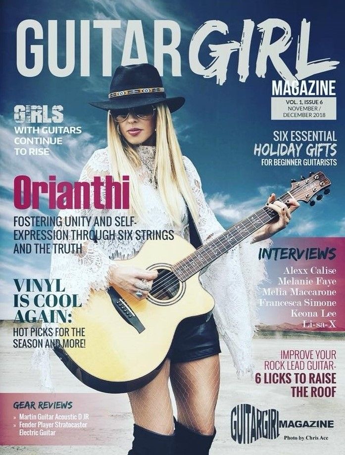 Numéros > GUITAR GIRL MAGAZINE Vol. 1 n°6 (déc. 2018)
