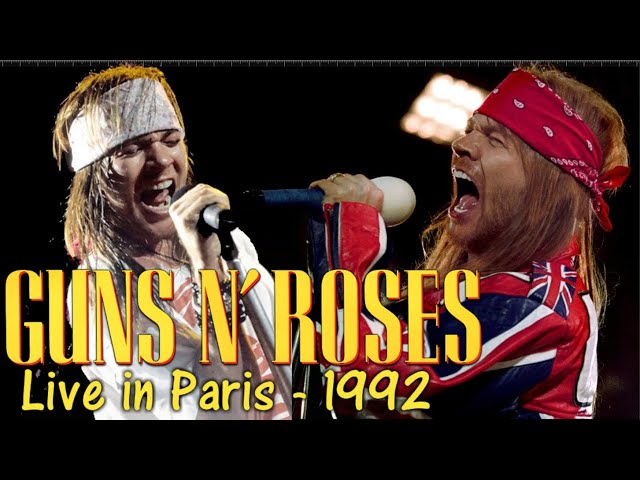 GUNS N' ROSES • Live @ Paris (Hippodrome de Vincennes - 1992)