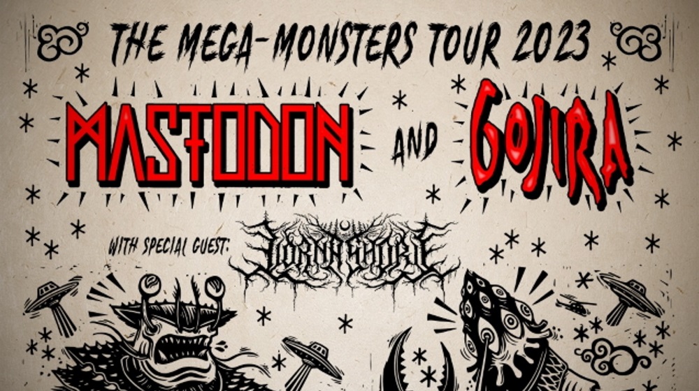 MASTODON & GOJIRA Les 2 groupes s'associent pour le "Mega-Monsters Tour ...