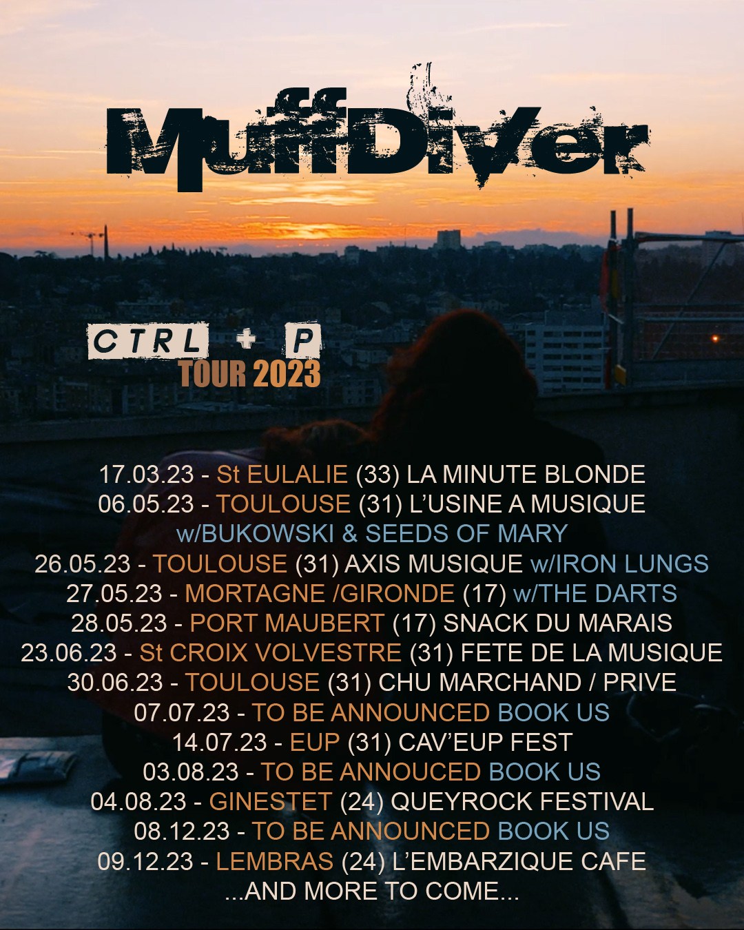 MUFFDIVER "To The Bone" [video-premiere]