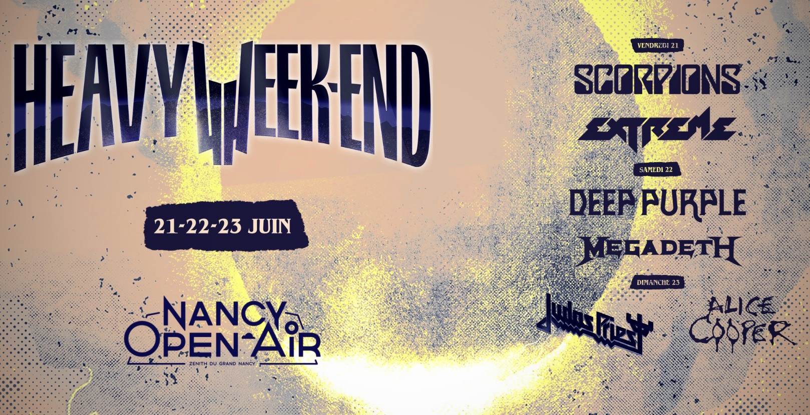 HEAVY WEEK-END 3 jours de Heavy Metal & Hard Rock à Nancy